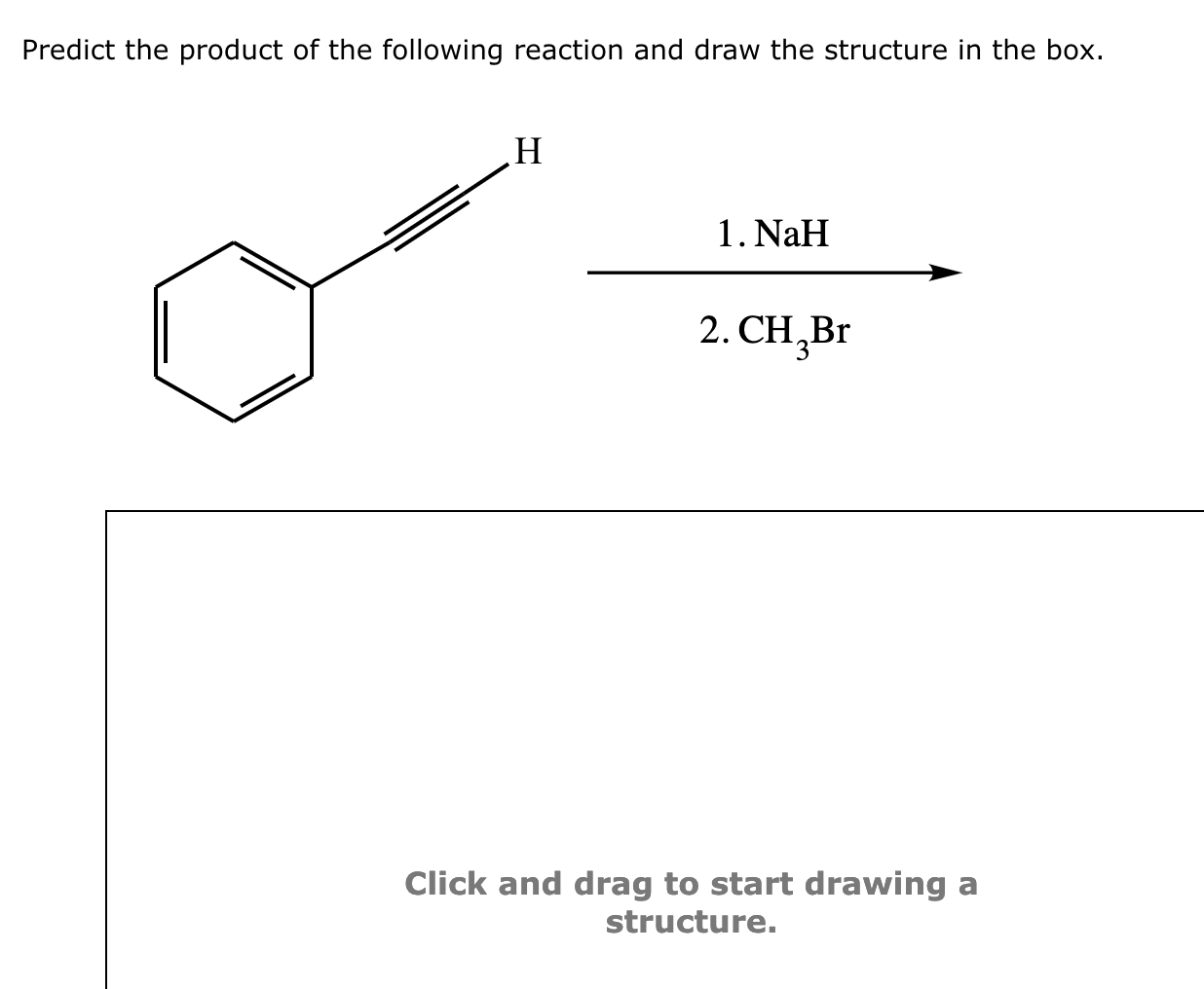 Solved Predict the product of the following reaction and | Chegg.com