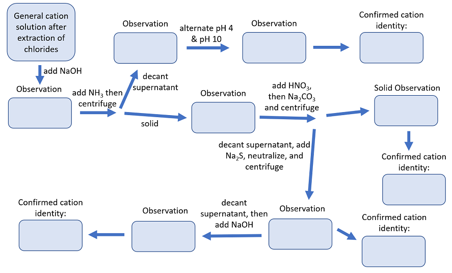 General cationsolution afterextraction | Chegg.com
