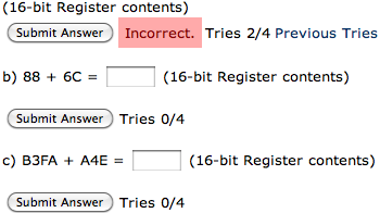 Solved Add the following pairs of hexadecimal numbers. Your | Chegg.com