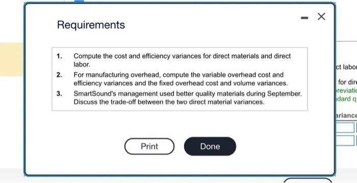 Solved SmartSound manufactures headphone cases. During | Chegg.com