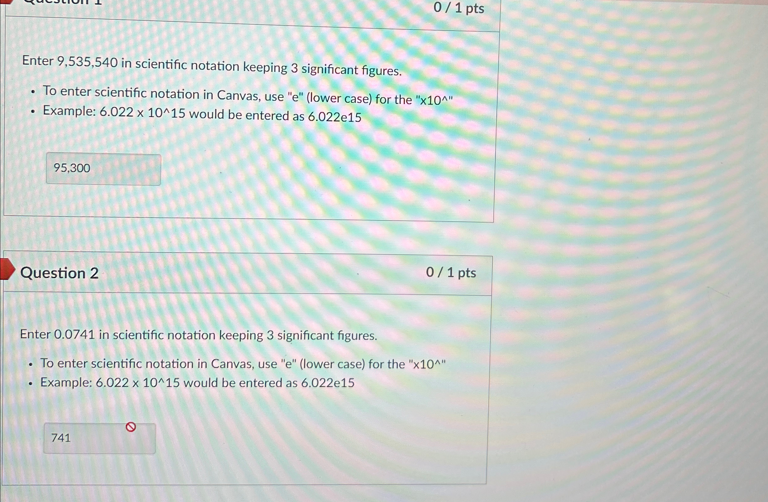 Solved 0LEnter 9,535,540 ﻿in scientific notation keeping 3 | Chegg.com