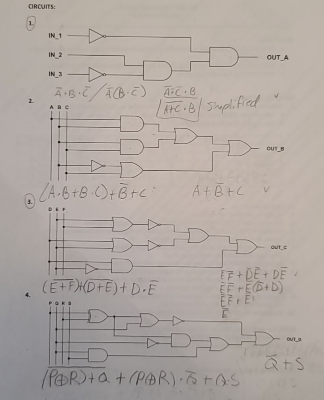 Solved do the truth tables for each Boolean expression under | Chegg.com
