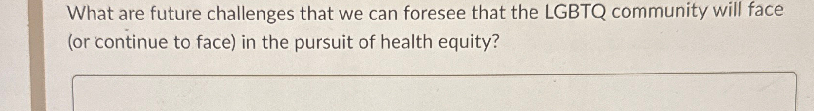 Solved What are future challenges that we can foresee that | Chegg.com
