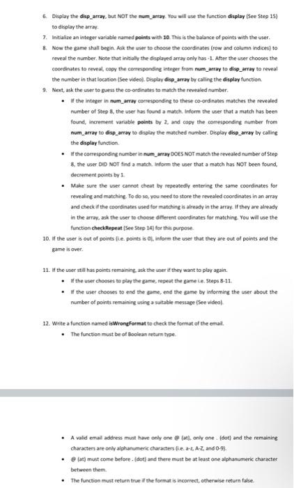 Solved PROGRAM REQUIREMENTS 1. Declare two global integer | Chegg.com Solved PROGRAM REQUIREMENTS 1. Declare two global integer | Chegg.com