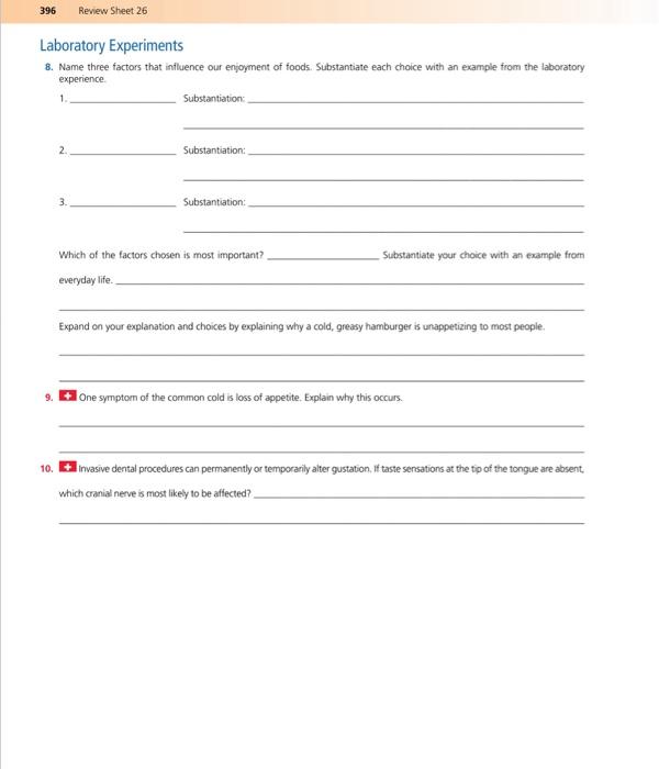 Solved experience. 1 Substantiation: 2 Substantiation: 3. | Chegg.com