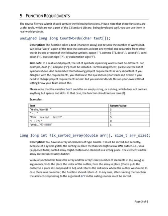 Solved Homework 3 COP 3223C Introduction to Programming with | Chegg.com