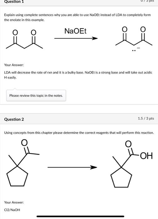 Solved Question 1 Explain using complete sentences why you | Chegg.com