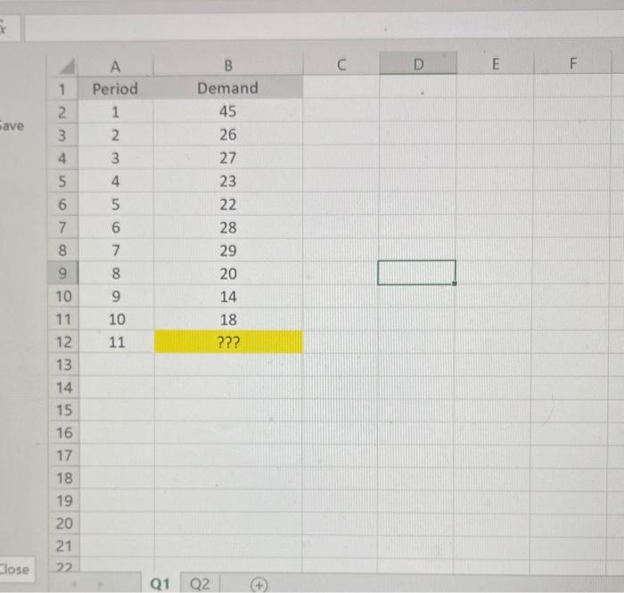 Solved Q1. Use the data in the Excel file | Chegg.com
