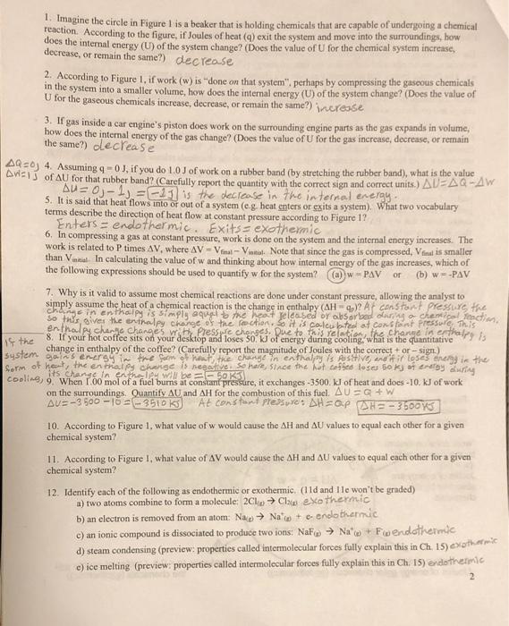 Solved can someone please check my answers and help me with | Chegg.com