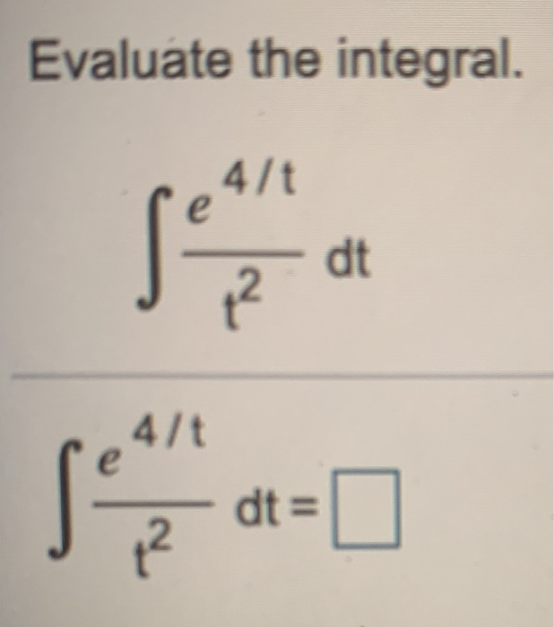 Solved Evaluate the integral. | Chegg.com