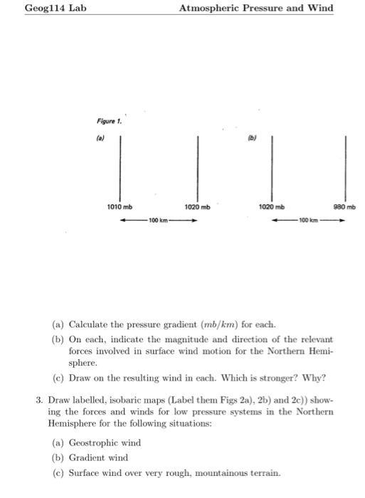 Solved Geog114 Lab Atmospheric Pressure and Wind | Chegg.com