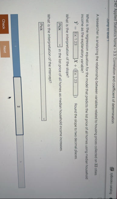 Solved 240: Applied Statistics home > 3.3: Correlation and | Chegg.com