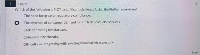 Solved hich of the following is NOT a significant challenge | Chegg.com