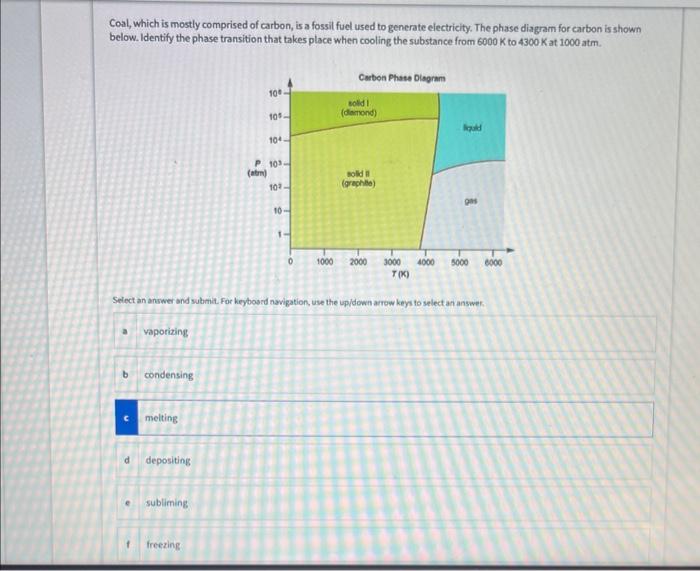 Solved Coal, which is mostly comprised of carbon, is a | Chegg.com