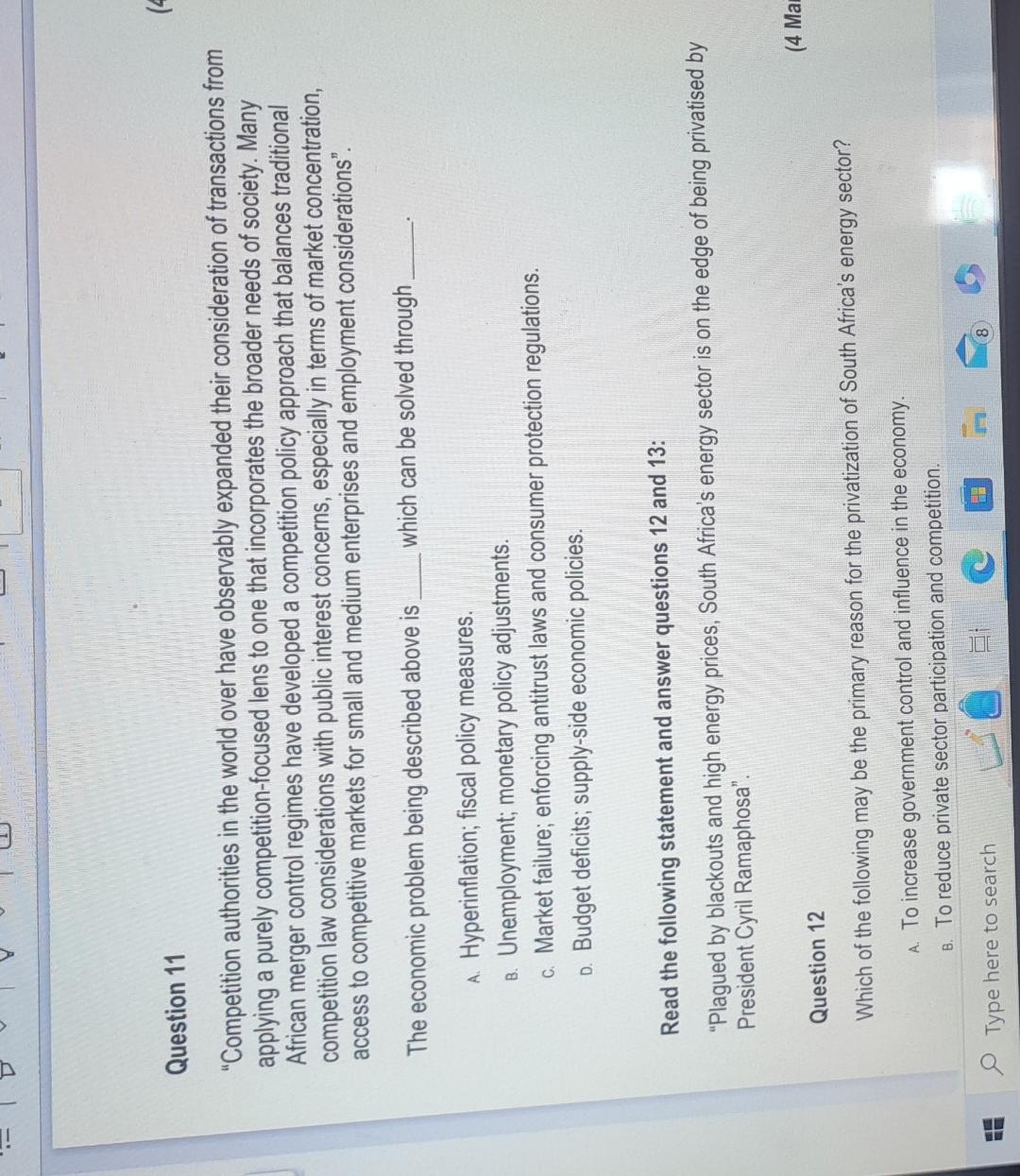 Solved Read the following statement and answer questions 9 | Chegg.com