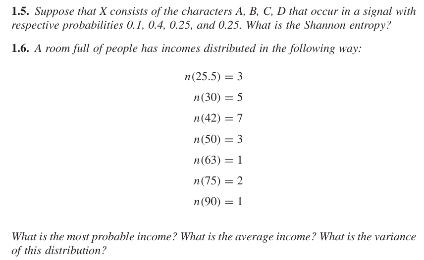 Solved 1.5. ﻿Suppose that x ﻿consists of the characters | Chegg.com