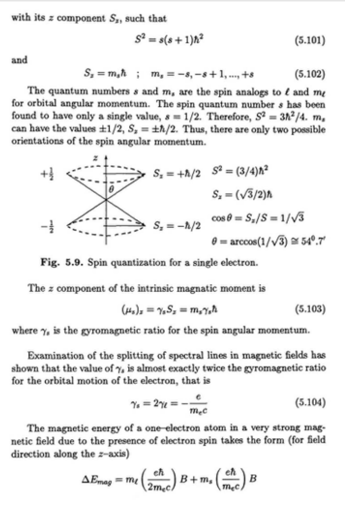 Solved 5.13 Spin of electrons When the Zeeman triplet is | Chegg.com