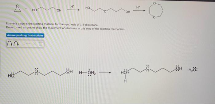 Solved Ethylene oxide is the starting material for the | Chegg.com