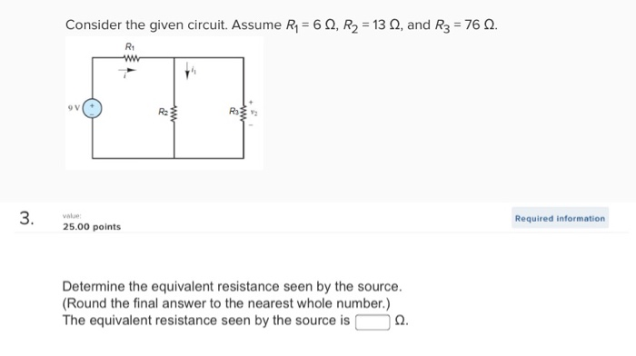 Solved Consider the given circuit. Assume R4 = 62, R2 = 132, | Chegg.com