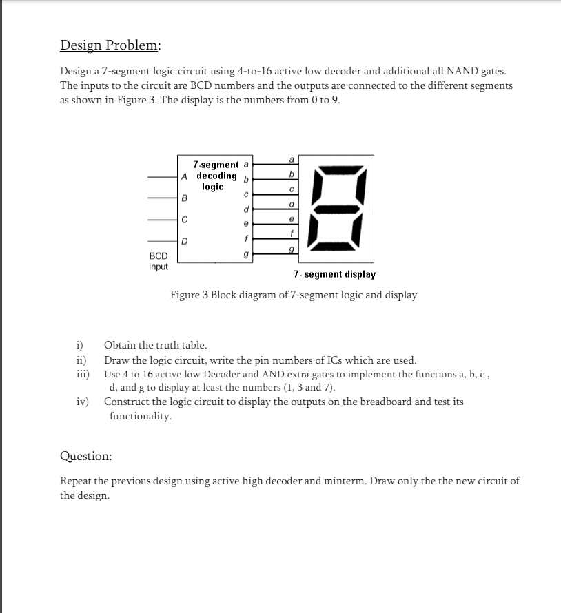 help me with the last question (active high decoder | Chegg.com