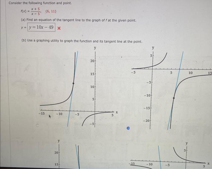 Solved Consider the following function and point. | Chegg.com