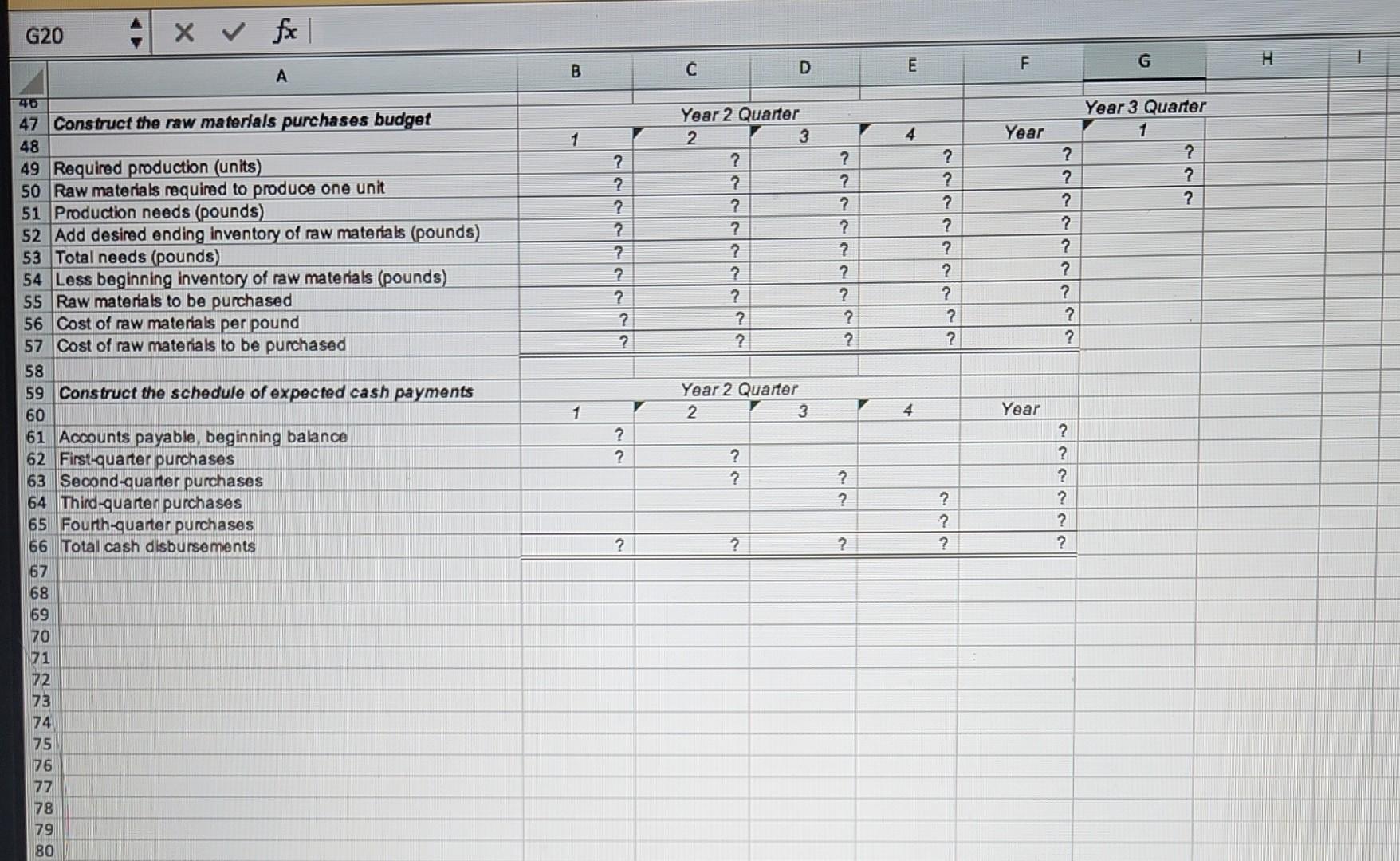 Solved Chapter 9: Applying Excel: Excel Worksheet (Part 1 of | Chegg.com Solved Chapter 9: Applying Excel: Excel Worksheet (Part 1 of | Chegg.com