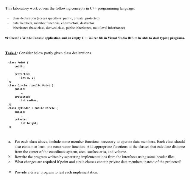 Solved This laboratory work covers the following concepts in | Chegg.com