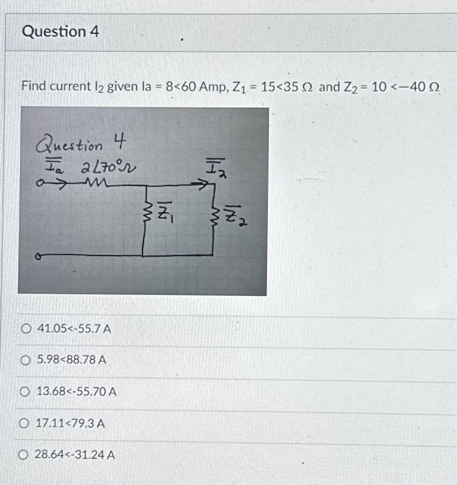 Solved Find current I2 given la=8