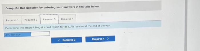 Solved Mogul Processing maintains its internal inventory | Chegg.com