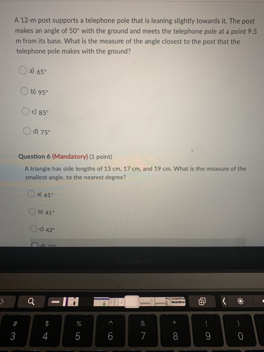 Solved The diagram shows the measurements taken by a | Chegg.com