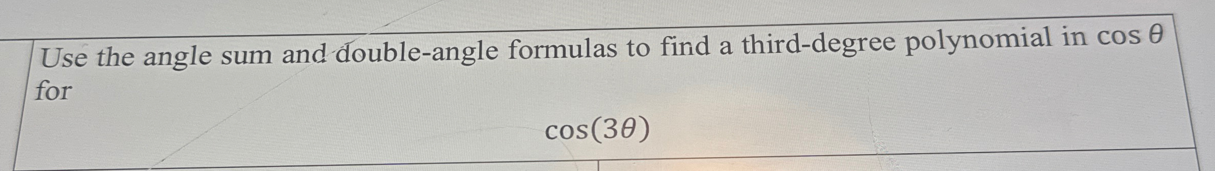 Solved Use the angle sum and double-angle formulas to find a | Chegg.com