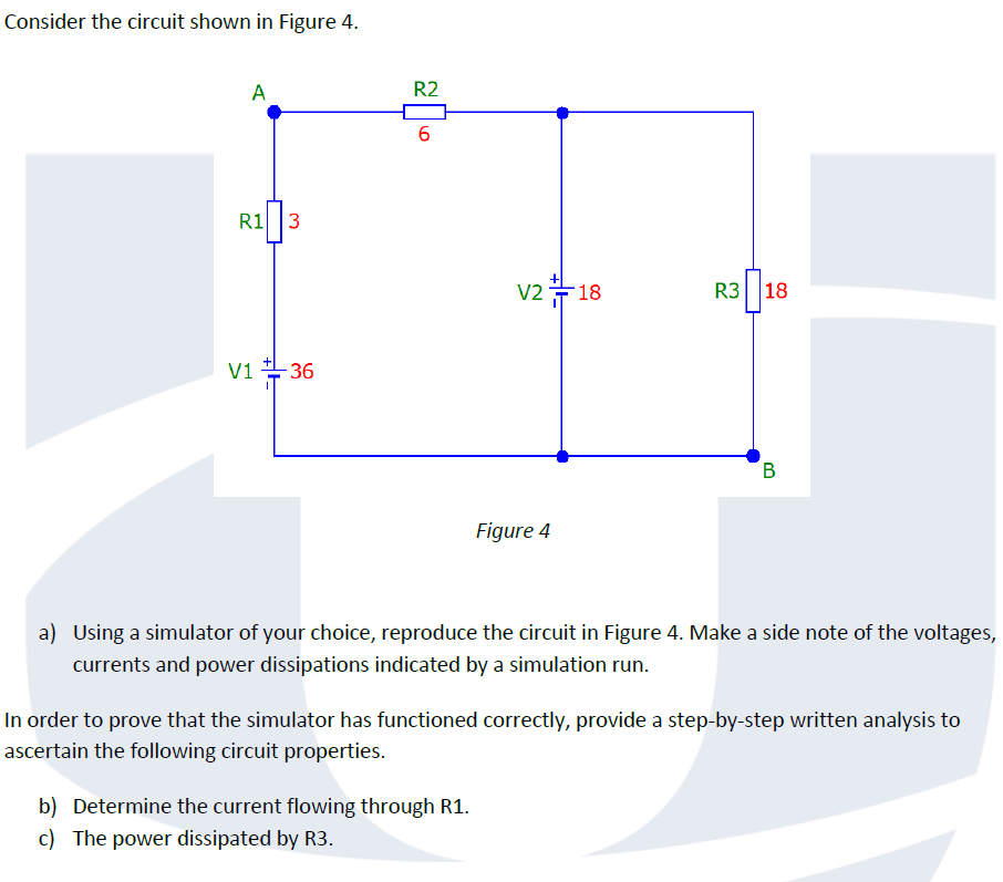 Solved please show on a simulator with values for question | Chegg.com