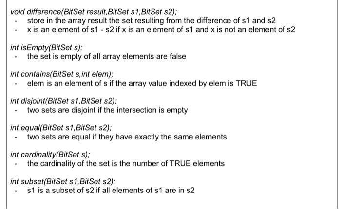 Solved A set of integers 0..MAX may be implemented using an | Chegg.com