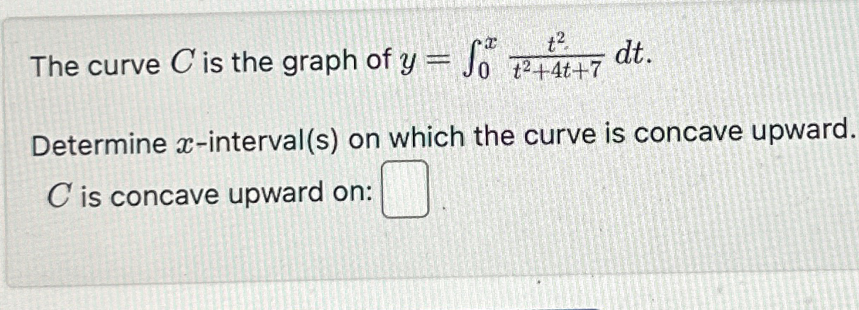 Solved The curve C ﻿is the graph of | Chegg.com