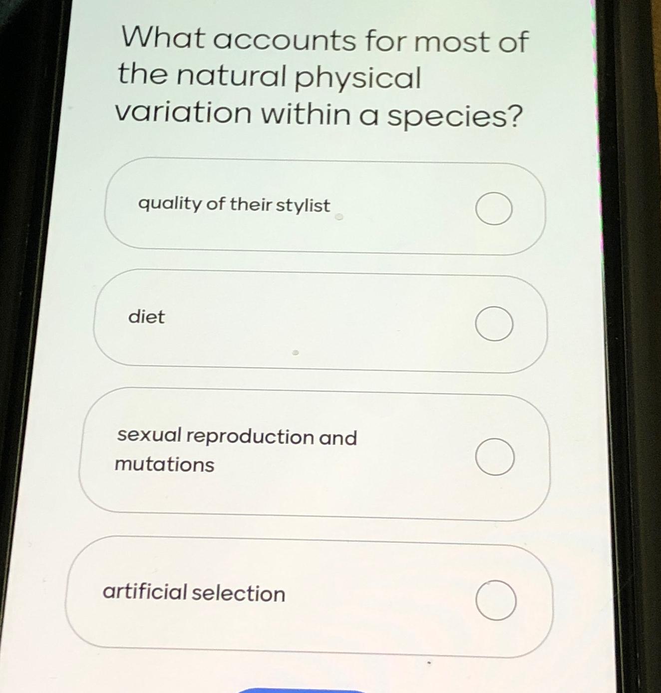 Solved What accounts for most of the natural physical | Chegg.com