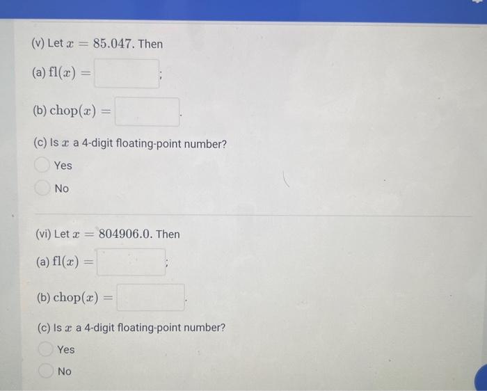 Solved For Which Of The Following Decimal Numbers X a Find Chegg
