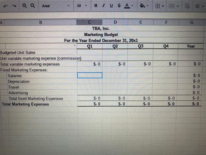 Solved Page 1 of 3 2 TBA, Inc., manufactures and sells | Chegg.com
