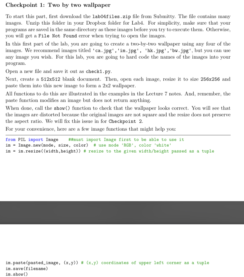 Solved im.paste(pasted_image, (x,y) ﻿coordinates of upper | Chegg.com