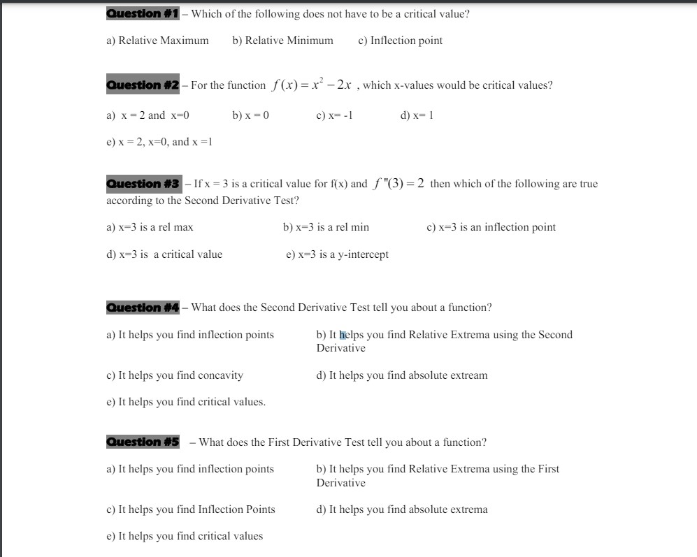 Solved Question 1 - ﻿Which of the following does not have to | Chegg.com