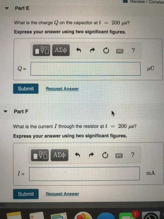 Solved A Review Constants The switch in the figure (Figure | Chegg.com