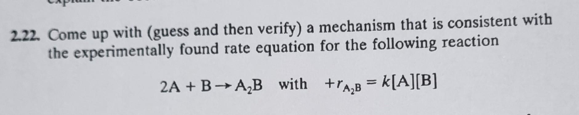 Solved 2.22. Come up with (guess and then verify) a | Chegg.com