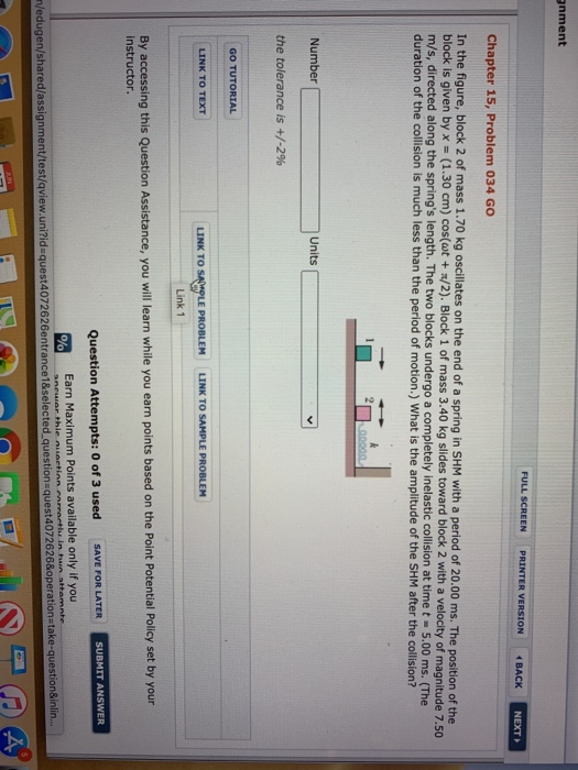 Solved gnment FULL SCREEN PRINTER VERSION BACK NEXT Chapter | Chegg.com