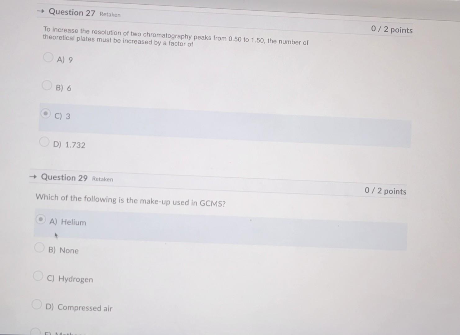 Solved To increase the resolution of two chromatography | Chegg.com