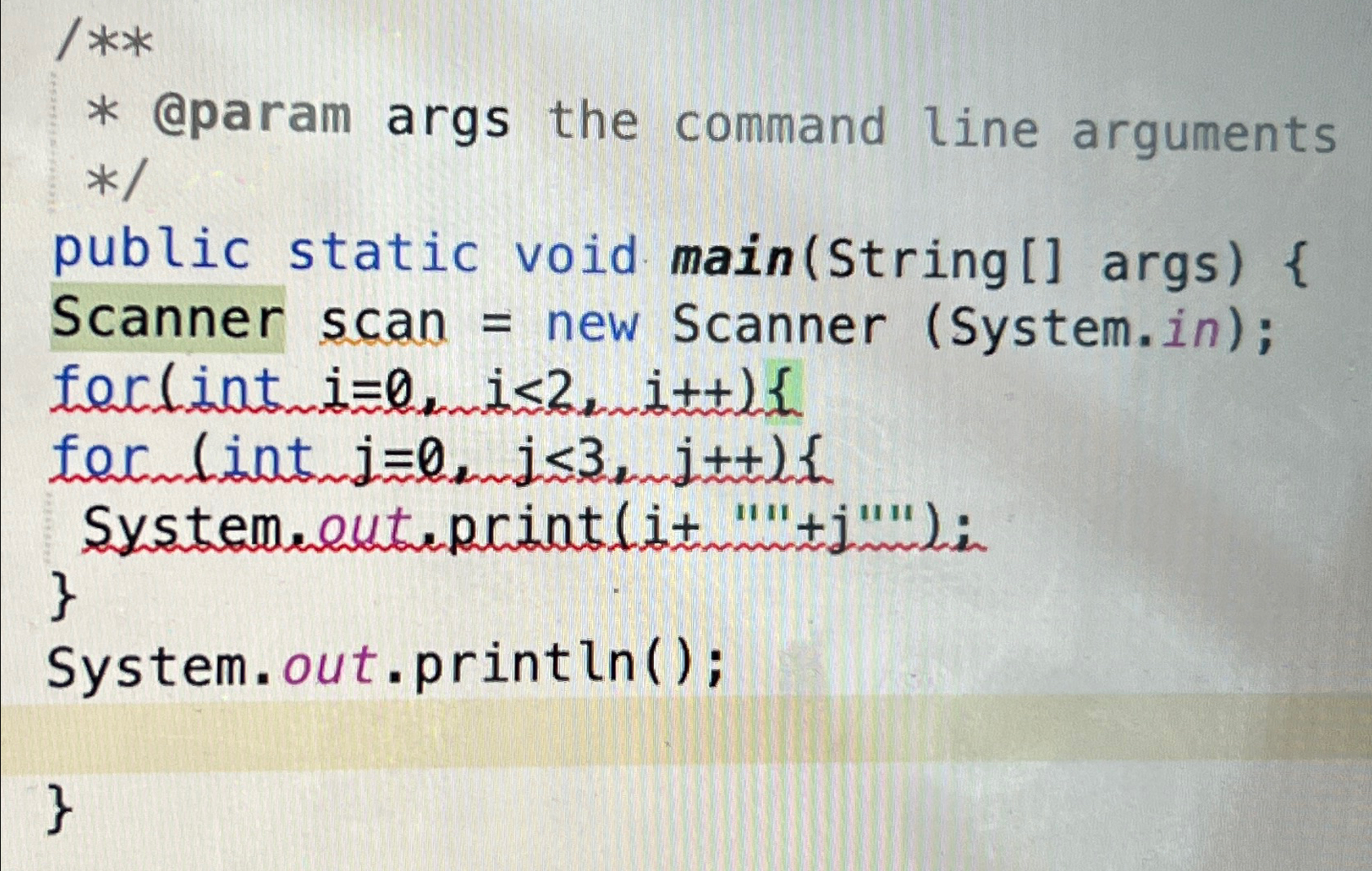 Solved ??****@param args the command line arguments*/public | Chegg.com