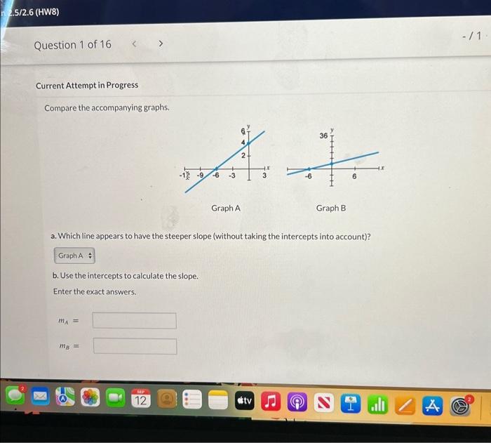 Solved Current Attempt in Progress Compare the accompanying | Chegg.com