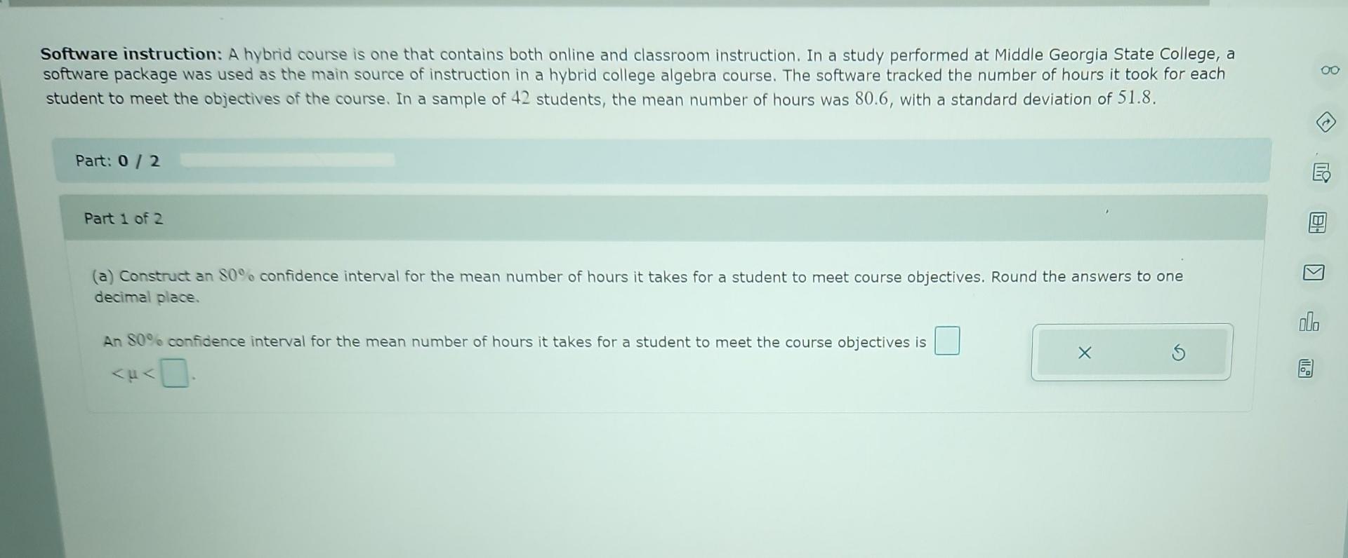 Solved Software instruction: A hybrid course is one that | Chegg.com
