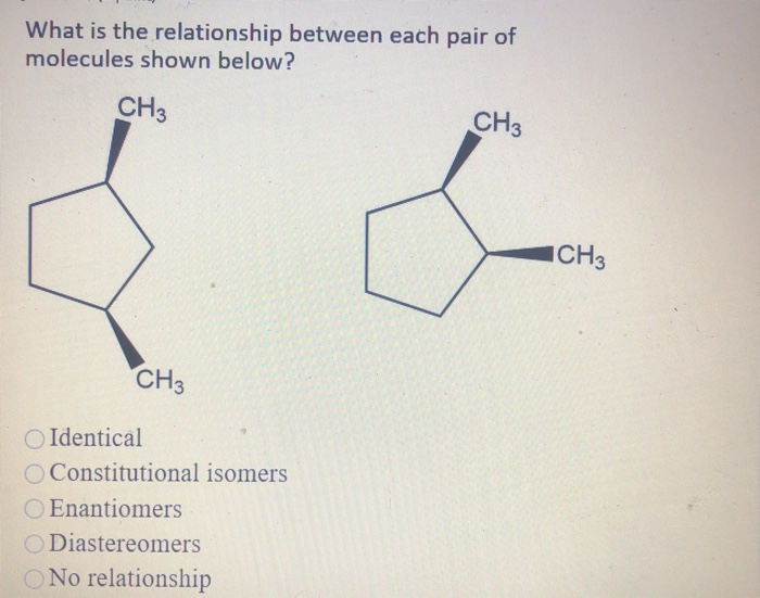 Solved What is the relationship between each pair of | Chegg.com