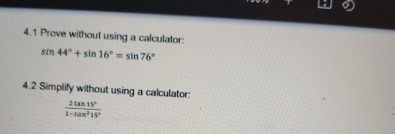 Solved 4.1 ﻿Prove without using a | Chegg.com
