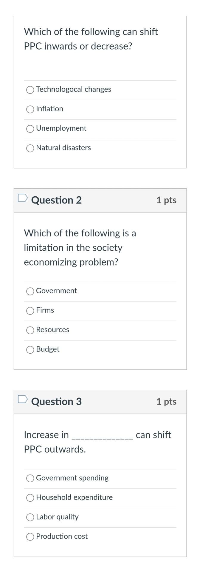 Solved Which of the following can shift PPC inwards or | Chegg.com