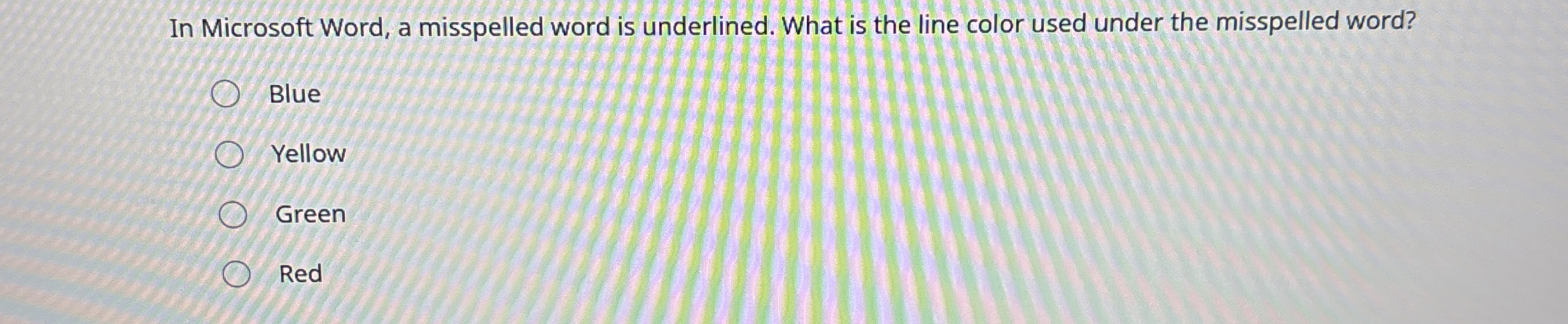 Solved In Microsoft Word, a misspelled word is underlined. | Chegg.com